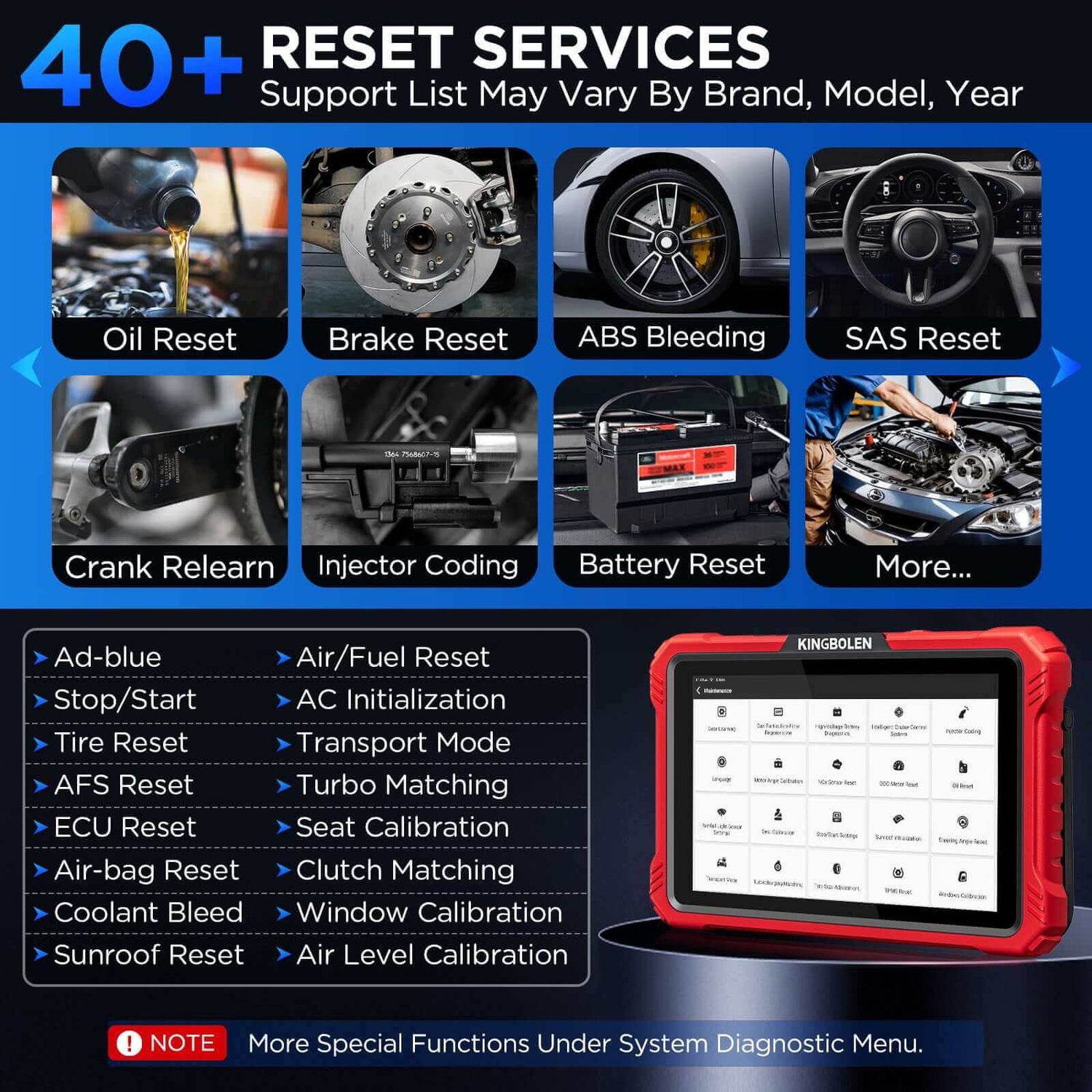 2025 Kingbolen K10 PRO OBD2 Scanner - All Systems Diagnostic