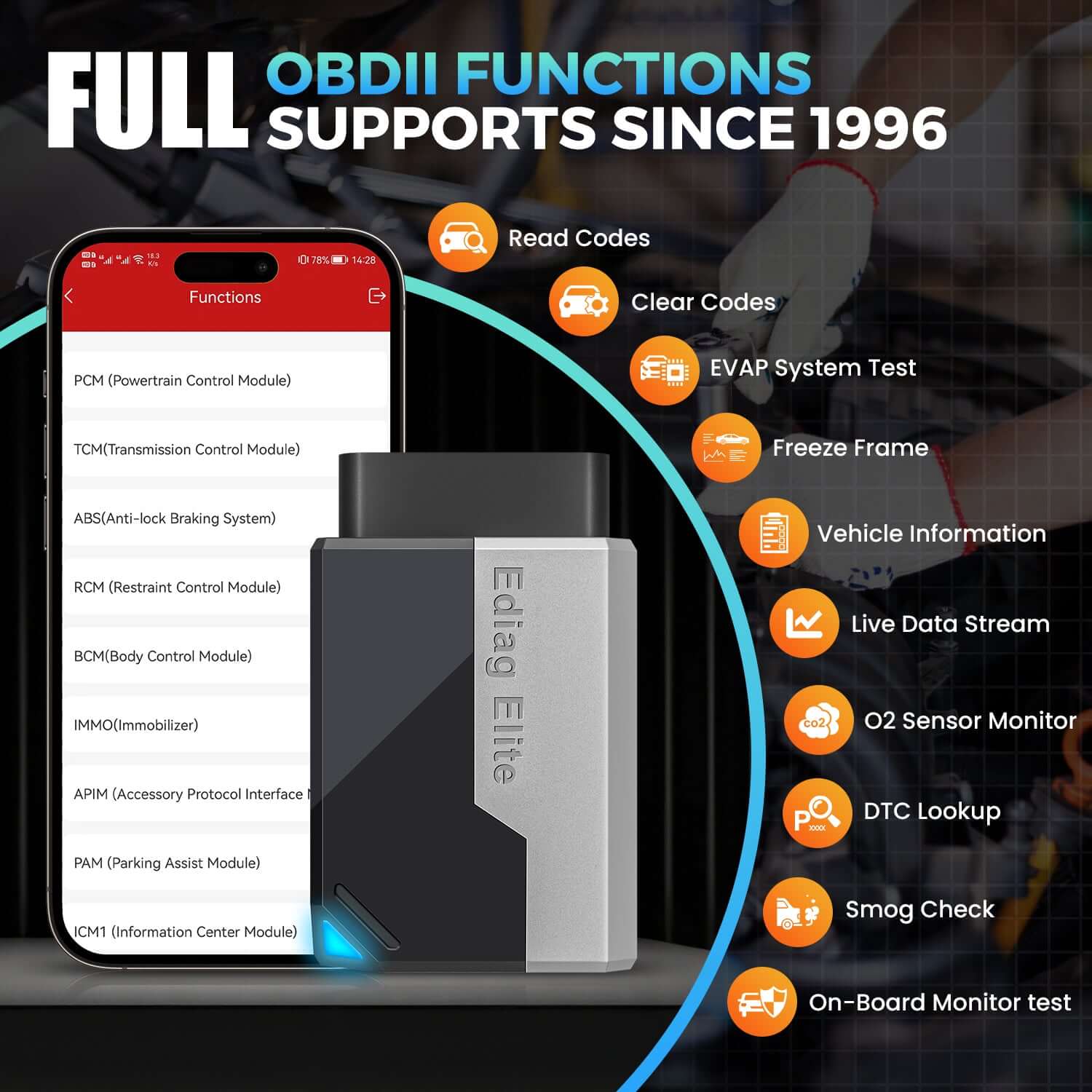 KINGBOLEN EDIAG ELITE OBD2 Scanner