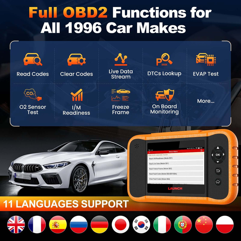 2025 LAUNCH X431 Creader Elite V2.0 Diagnostic Tool