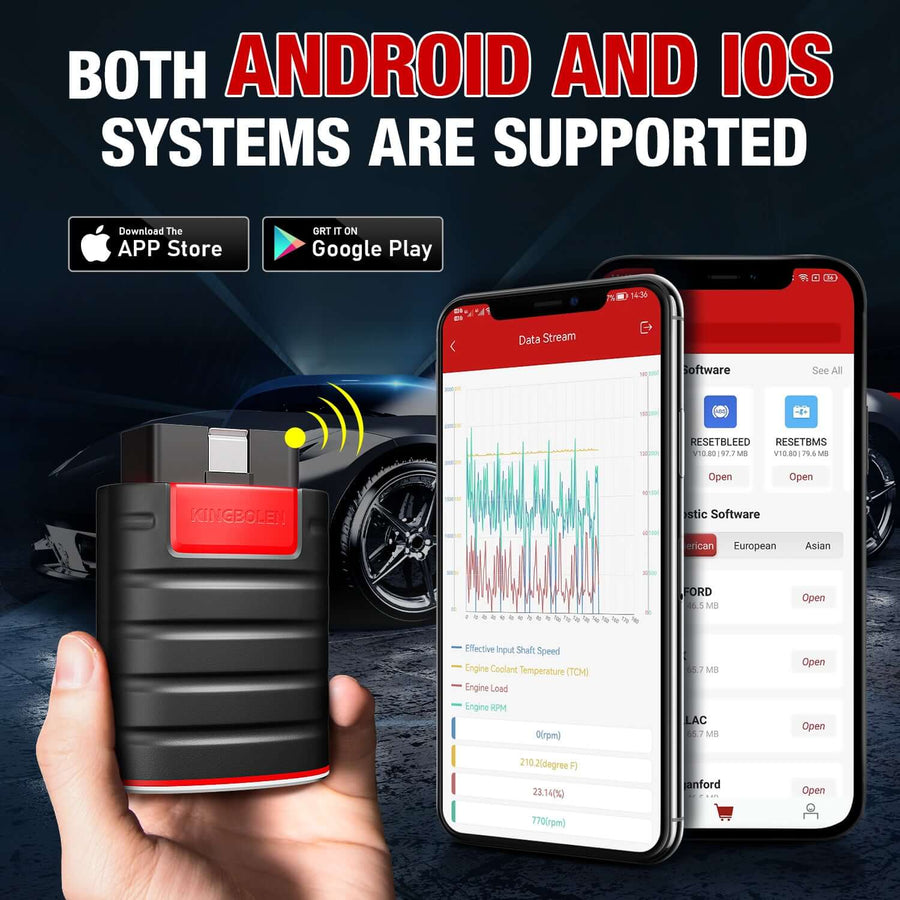 KINGBOLEN Ediag All Systems Bidirectional Test OBD2 Scanner