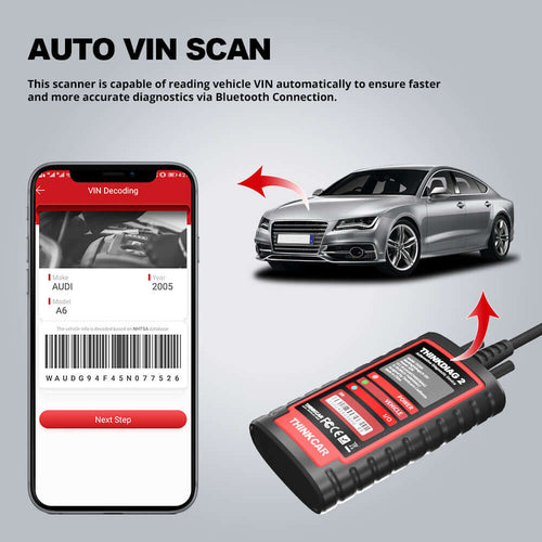 THINKCAR ThinkDiag 2 CAN FD OBD2 Scanner With ECU Coding