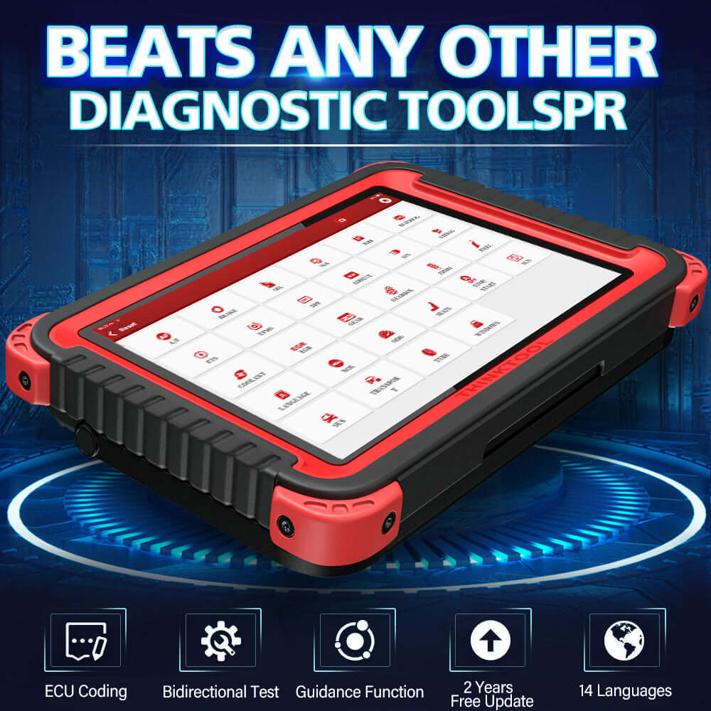 THINKCAR® Thinktool Pros 10-inch ECU Coding OBD2 Scanner